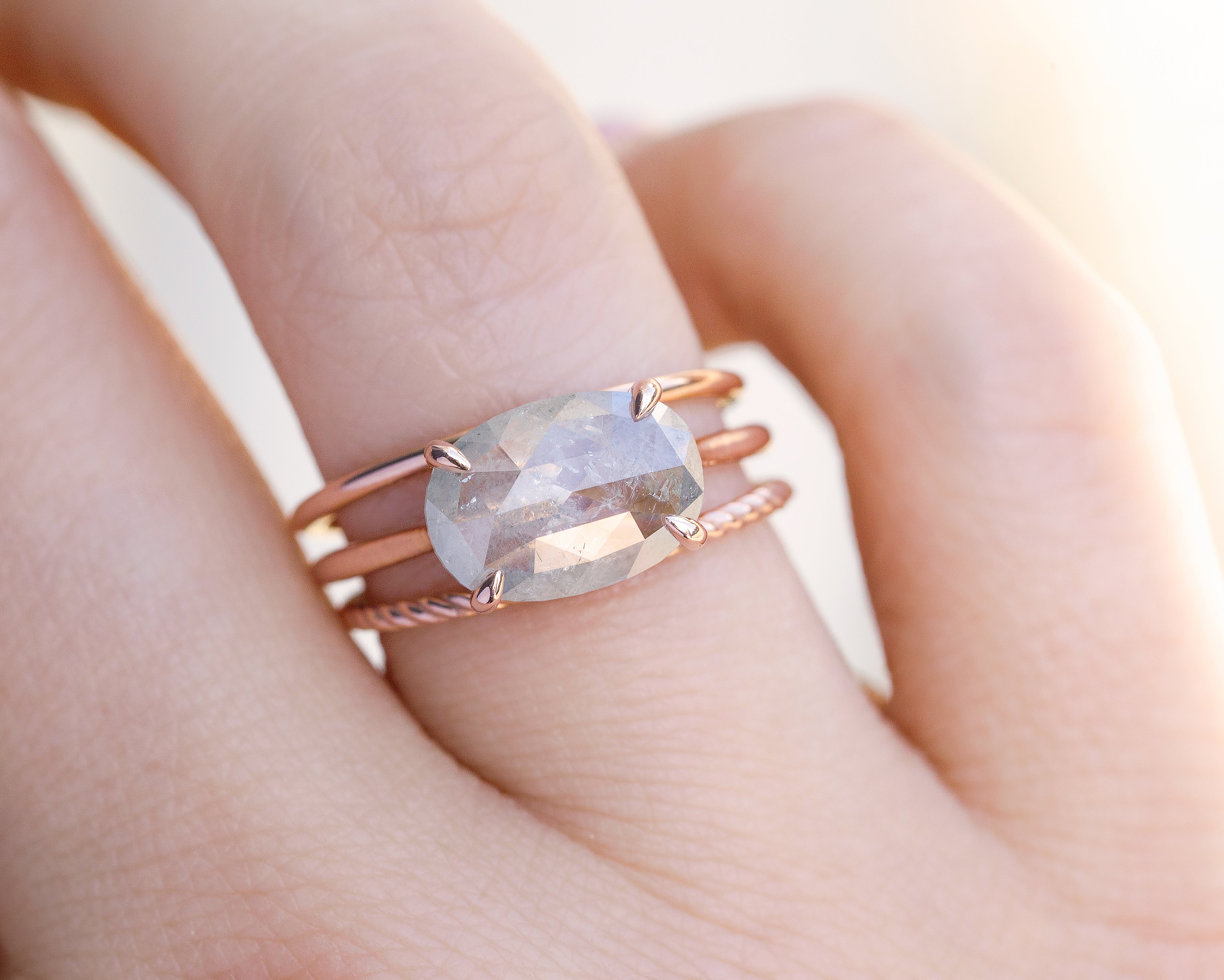 Twisted Wire Ring - Stacking Ring - Everett Jewelry