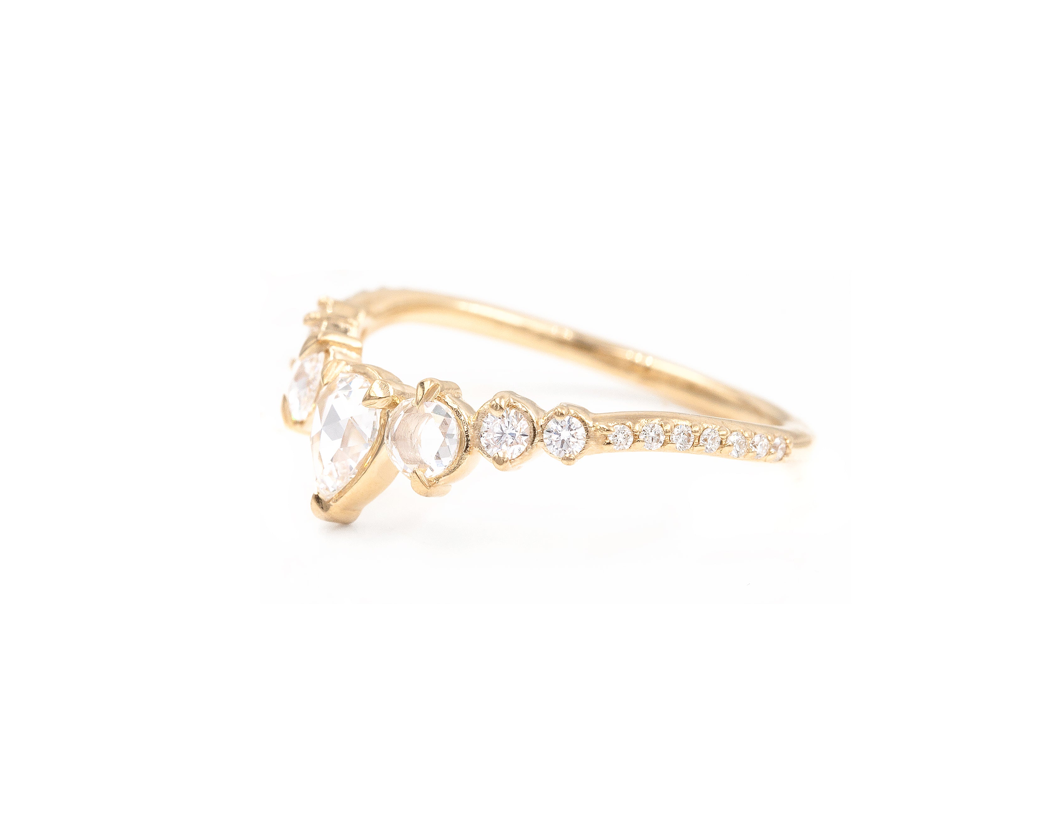 Oleander Ring | Rose Cut Pear Ring With Ethically Sourced Diamonds – Everett