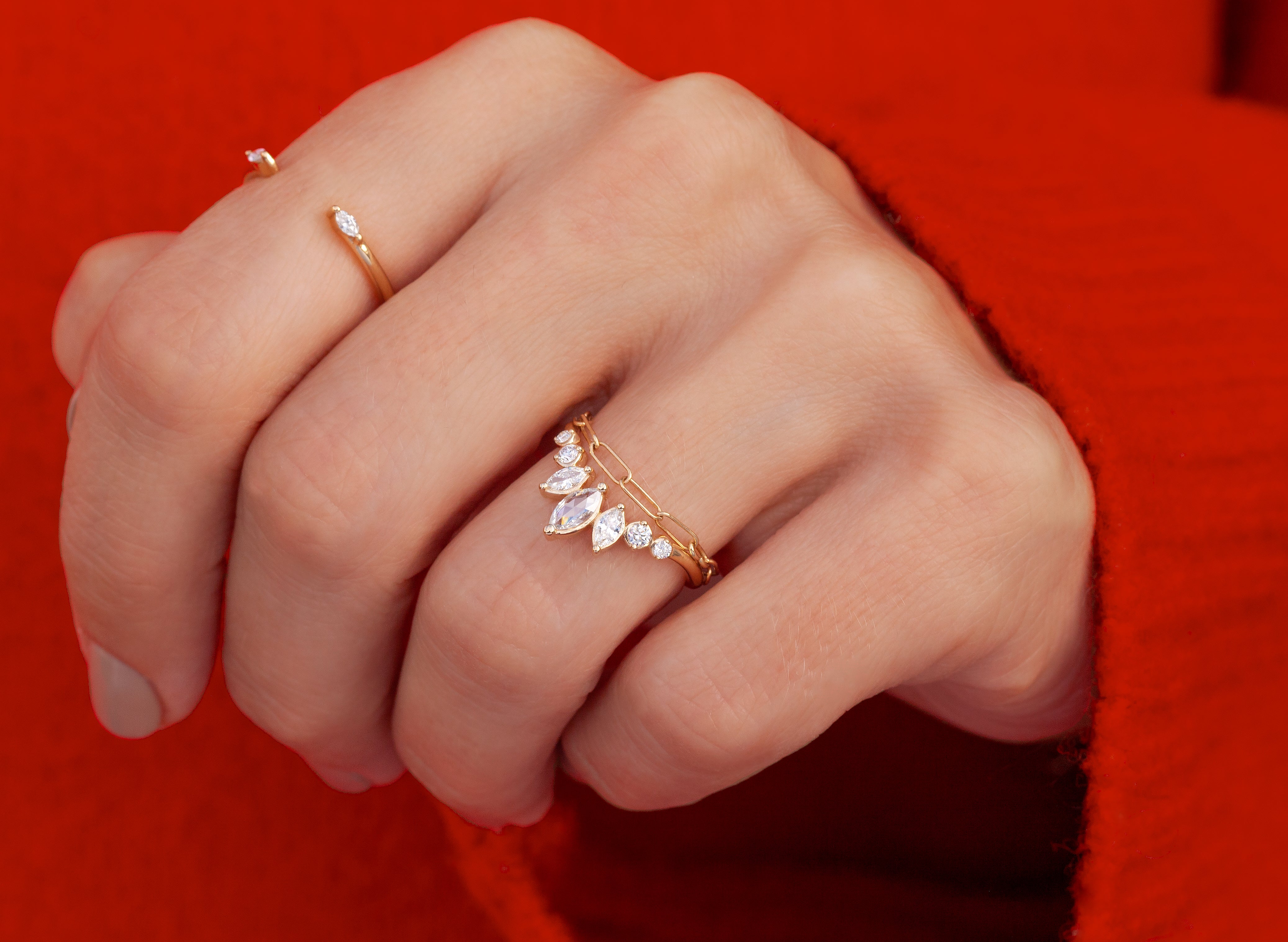 Dahlia Ring | Dahlia Wedding Ring – Everett