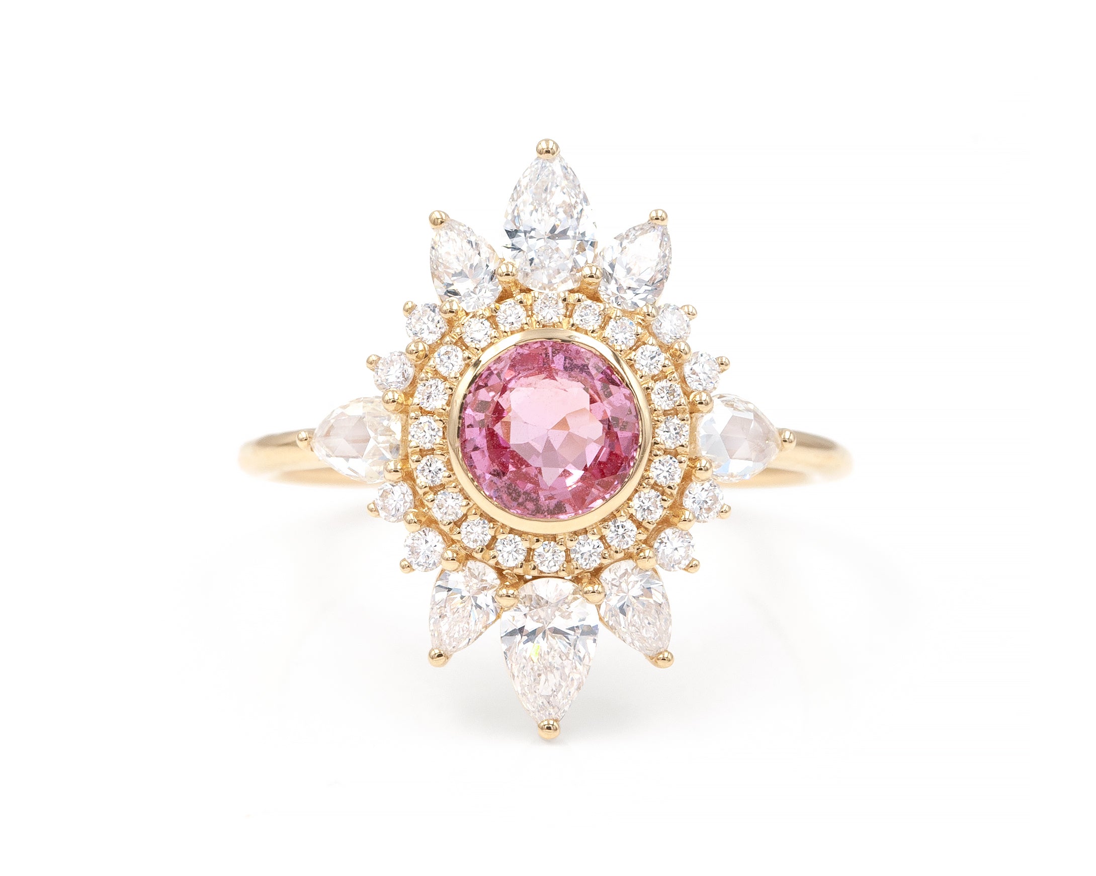 Pink Sapphire Gravity Ring – Everett